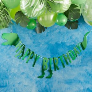 Ghirlanda stegulete, petrecere Dino, multicolor, 1,3 m - SetupStories